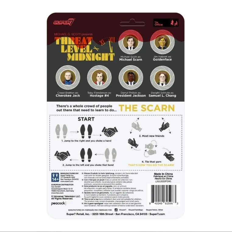 The Office ReAction Figures Wave 1 Michael Scott As Michael Scarn ...