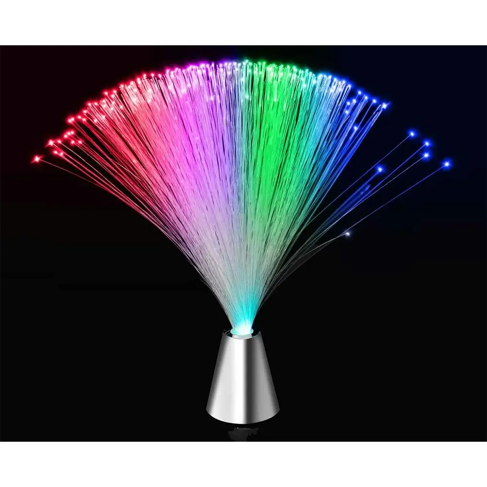 Led Optical Fiber Optic Light Up LED Colour Changing Lamp Novelty ...
