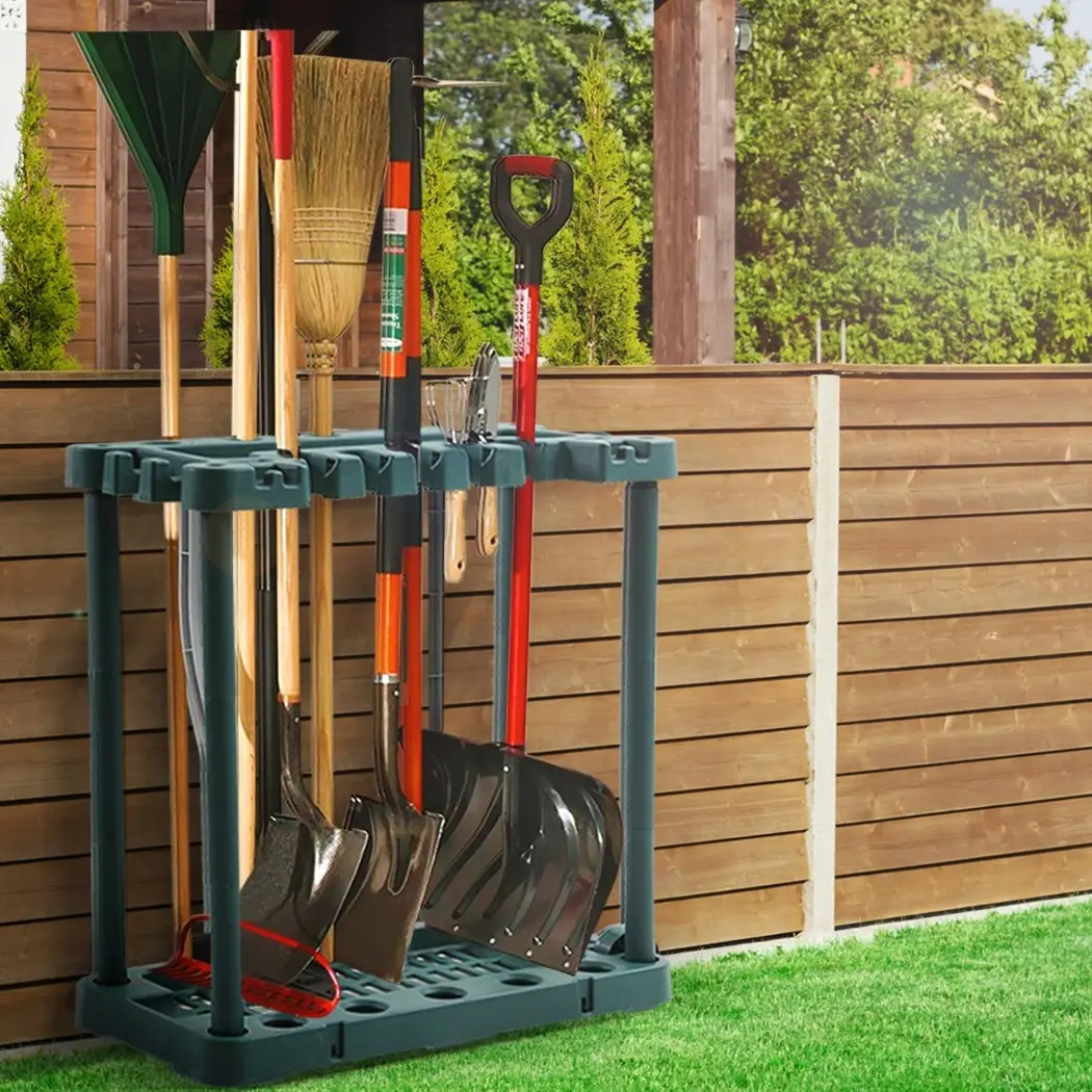 Traderight Garden Farm Shed Garage Tools Storage Rack Handles Organizer ...