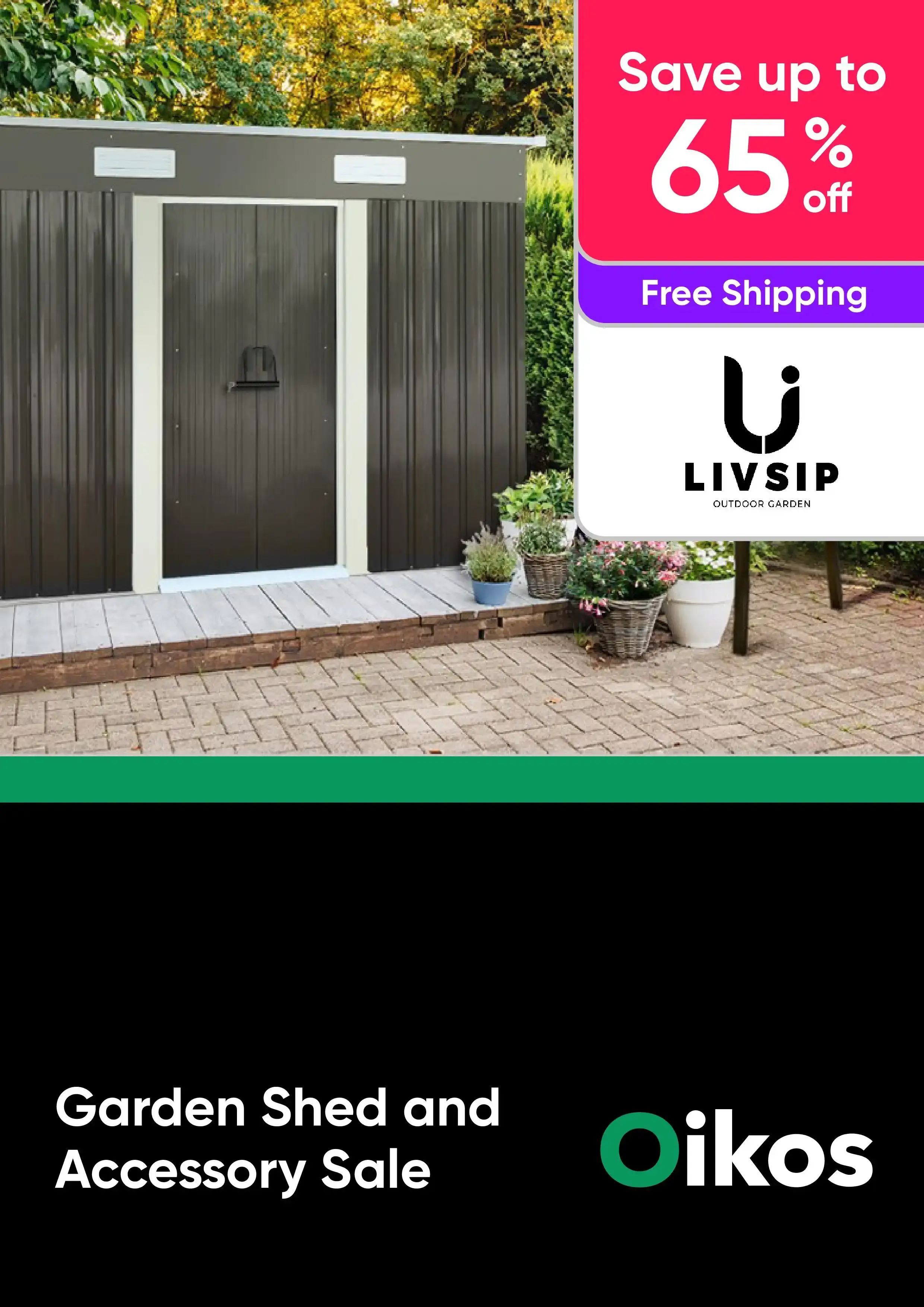 Garden Shed and Accessory Sale - Garden Sheds, Garden Benches - Livsip ...