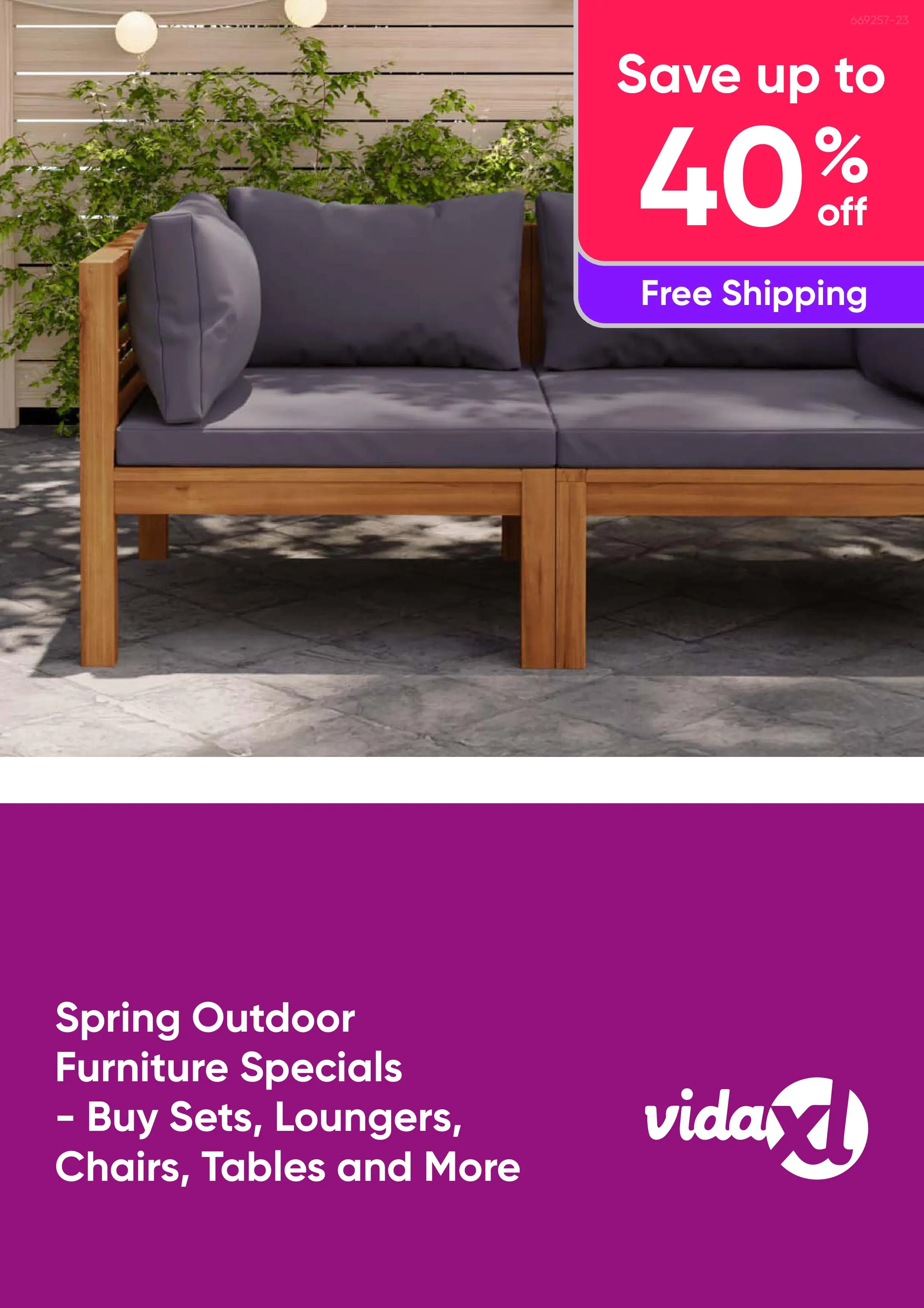 Spring Outdoor Furniture Specials - Buy Sets, Loungers, Chairs, Tables ...